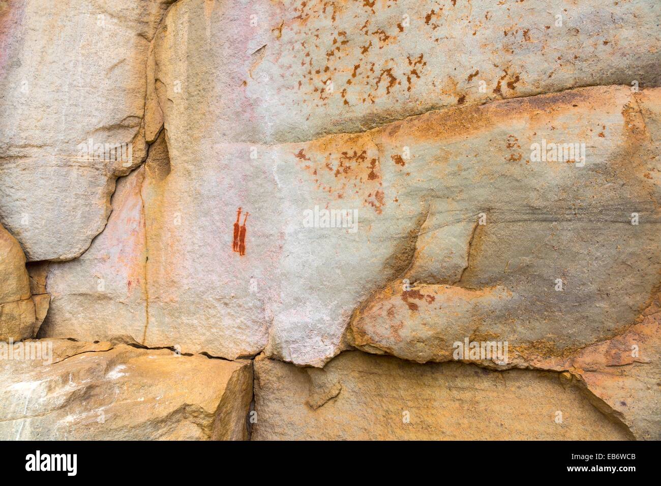 Bushman art human figures hi-res stock photography and images - Alamy
