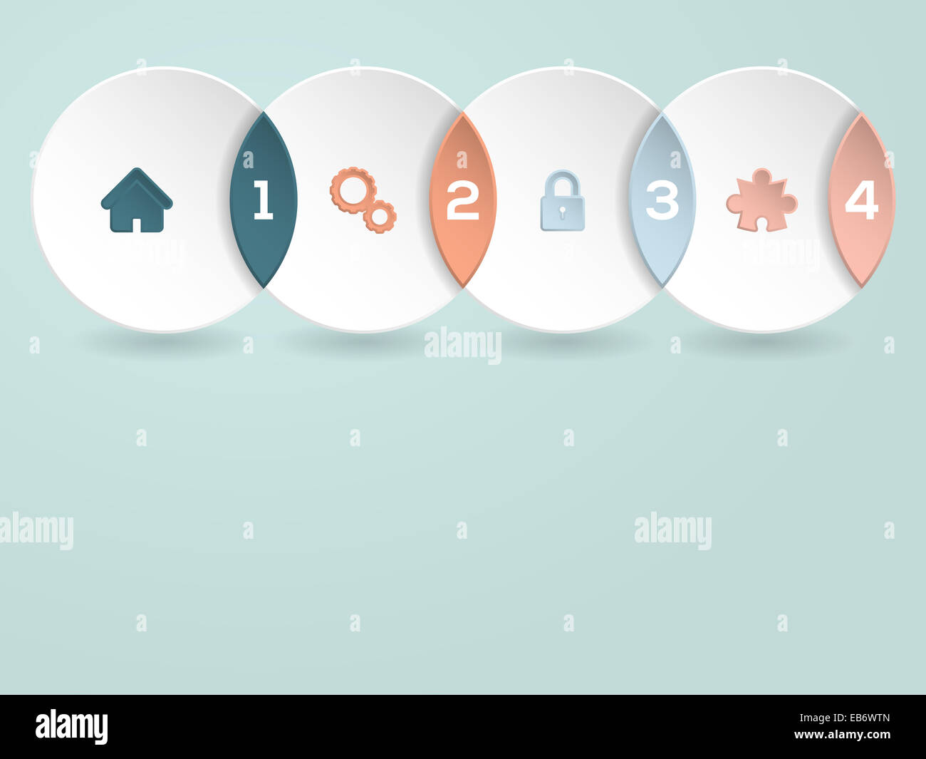 Cool infographic background design with icons and numbers as options ...