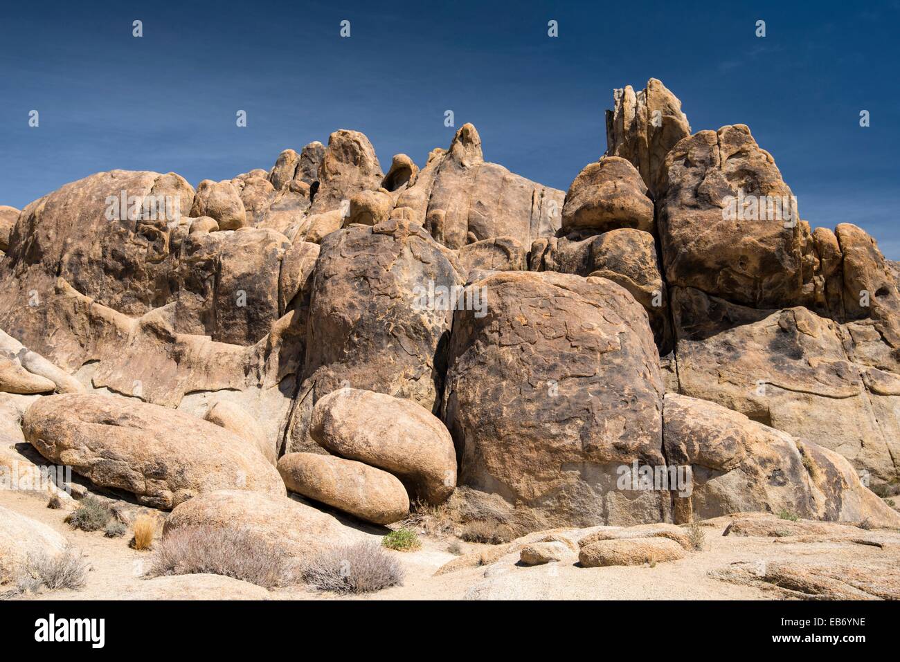 rock formations in the Alabama Hills, California, USA Stock Photo - Alamy