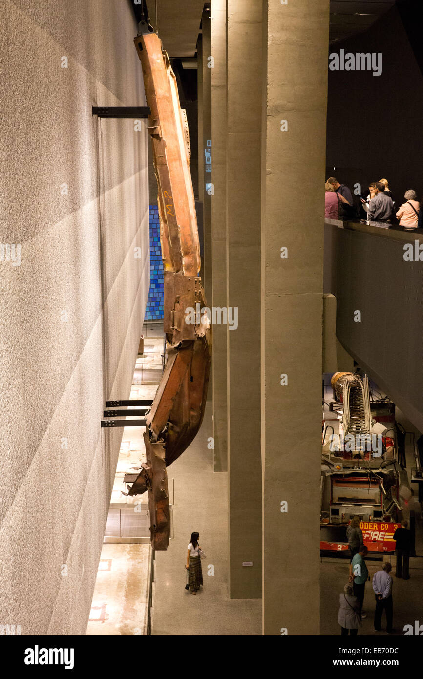 Bent columns of National September 11 Memorial and MuseumNational ...