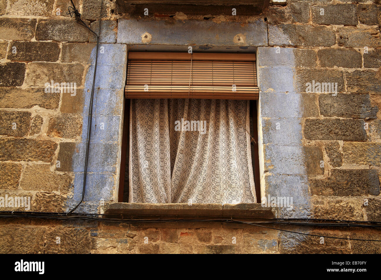 window in a village in the Aosta valley. Italy Stock Photo - Alamy
