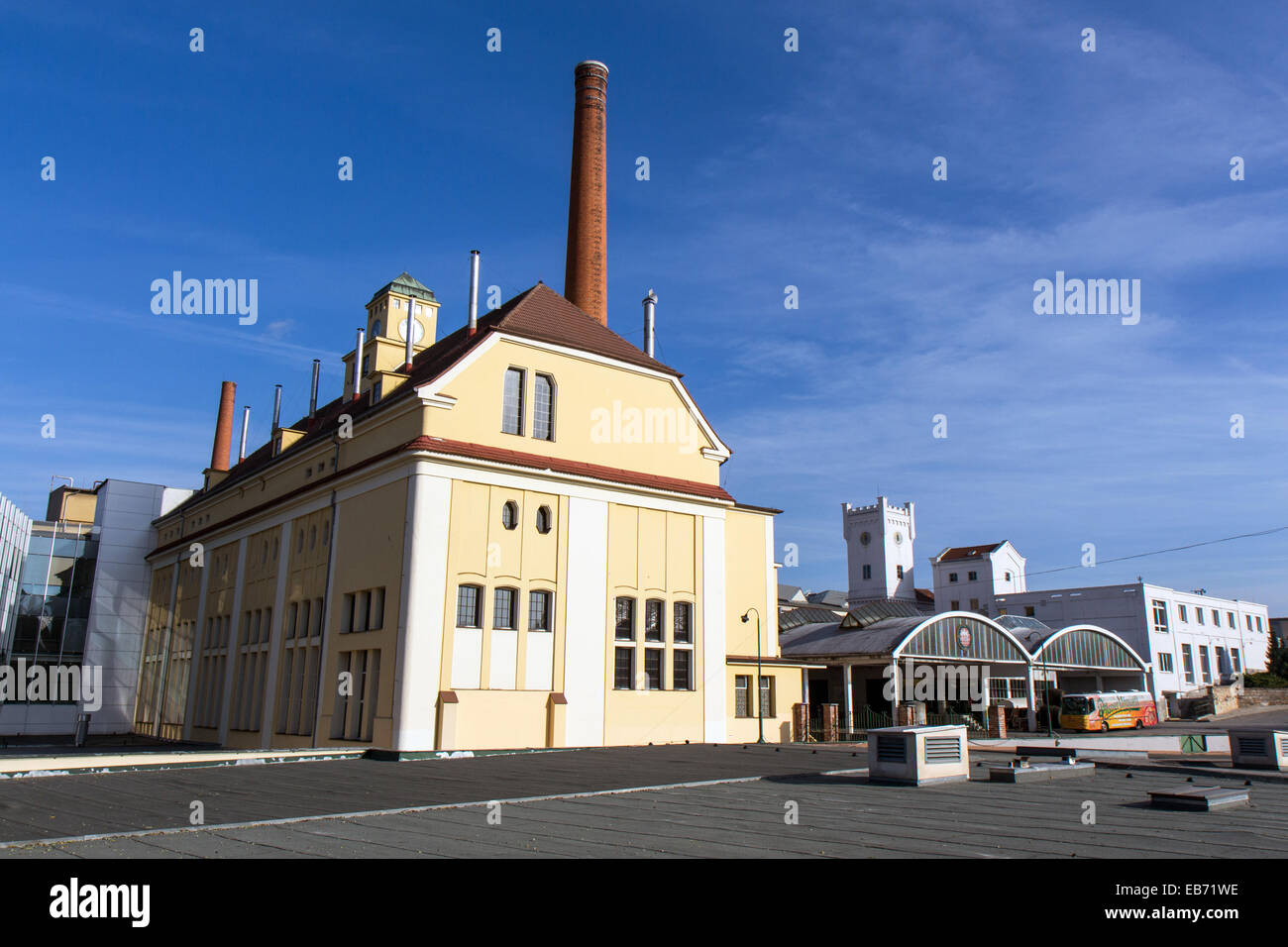 Czech Republic: Main buildings of Pilsner Urquell brewery, Pilsen ...