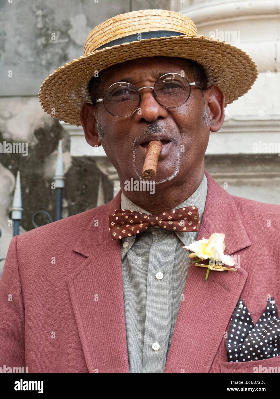 Portrait of a Cuban gentleman Stock Photo - Alamy