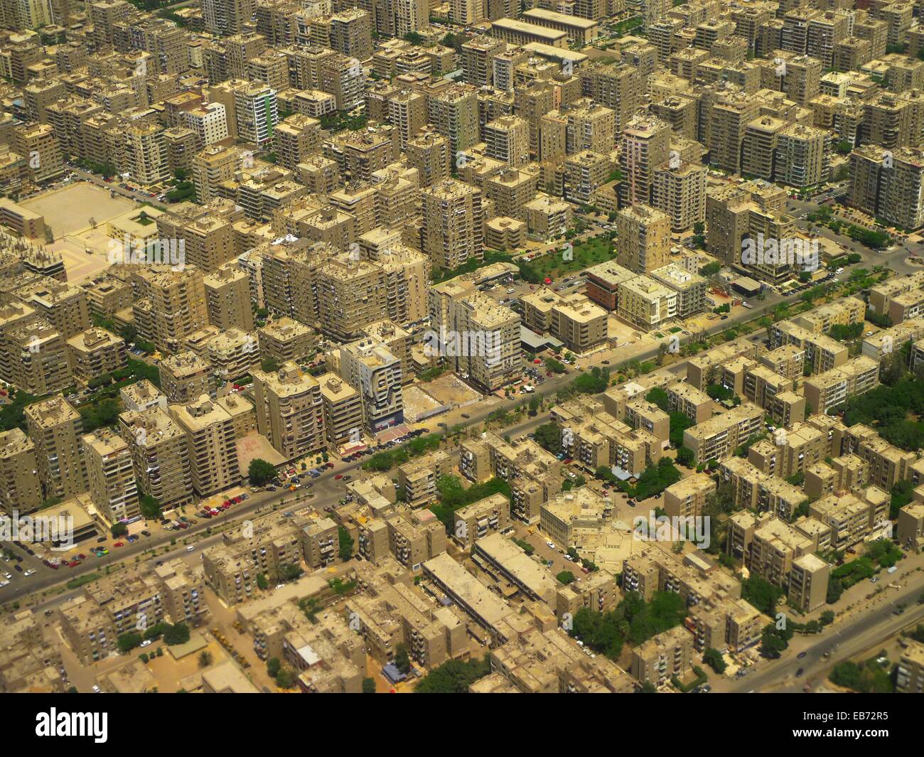 Cairo Aerial Urban view. Egypt Stock Photo - Alamy