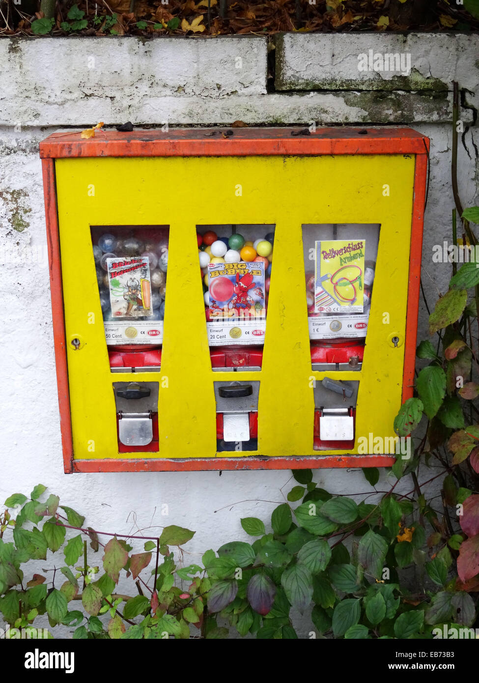 Chewing Gum Machine in Burg at the River Wupper Photo 11/19/2014 Stock ...