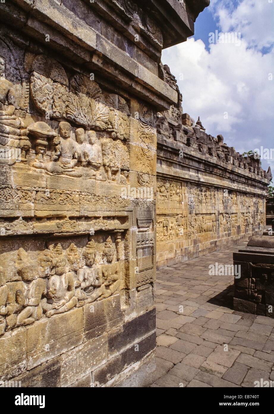 Inside borobudur temple hi-res stock photography and images - Alamy