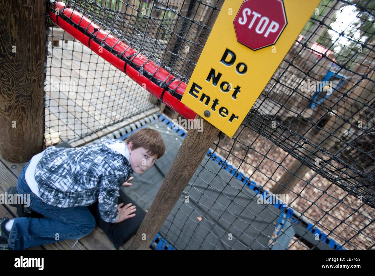 naughty child breaking the rules Stock Photo - Alamy