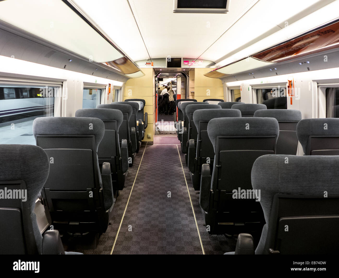 Train interior hi-res stock photography and images - Alamy