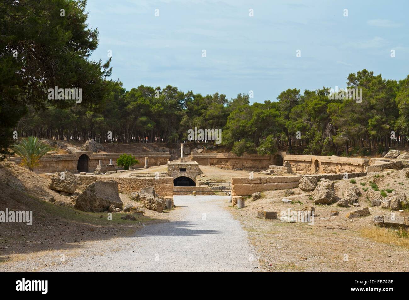 Carthage Amphitheater Ruins High Resolution Stock Photography and ...