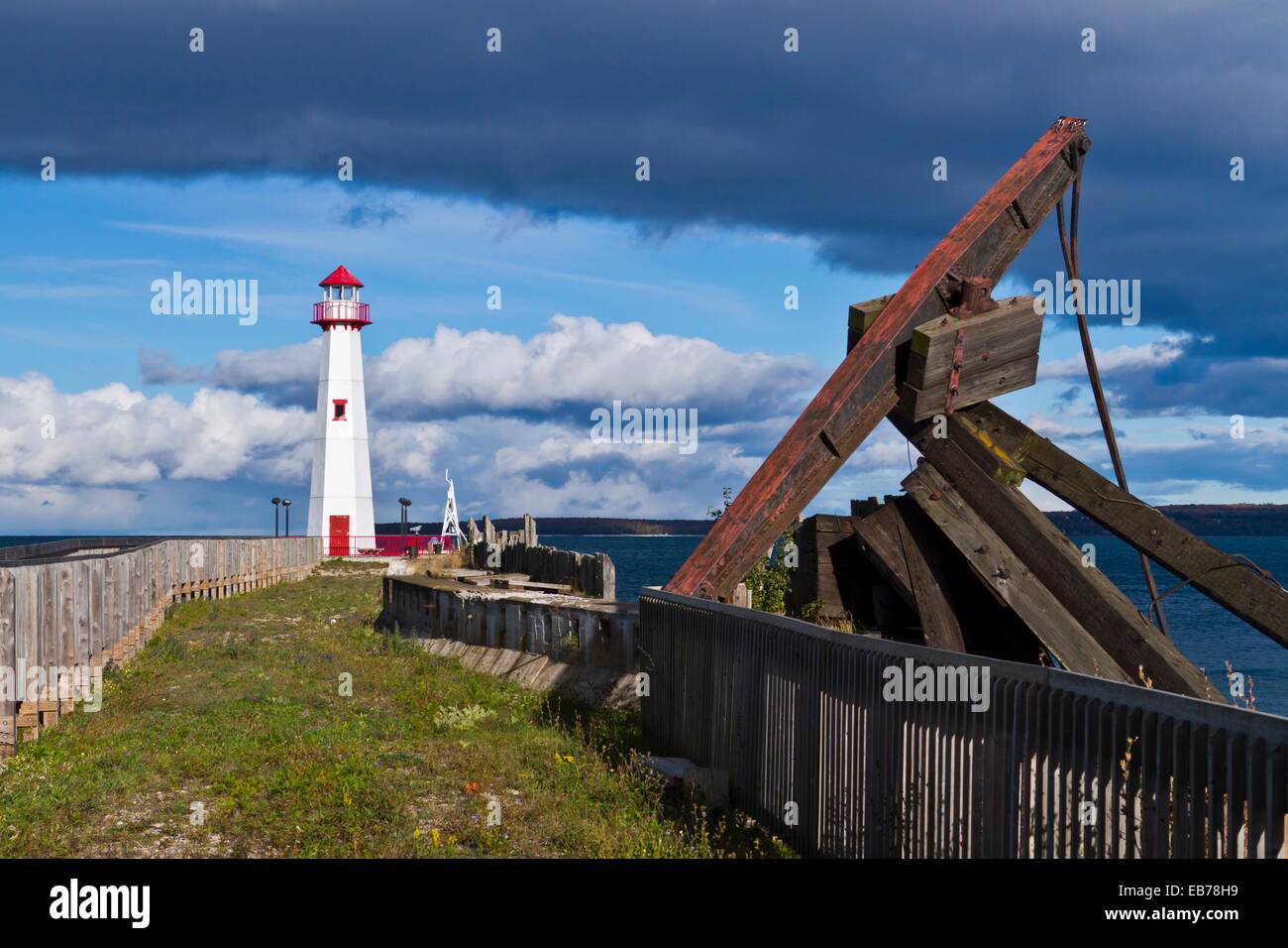 St Ignace Lighthouse High Resolution Stock Photography and Images - Alamy