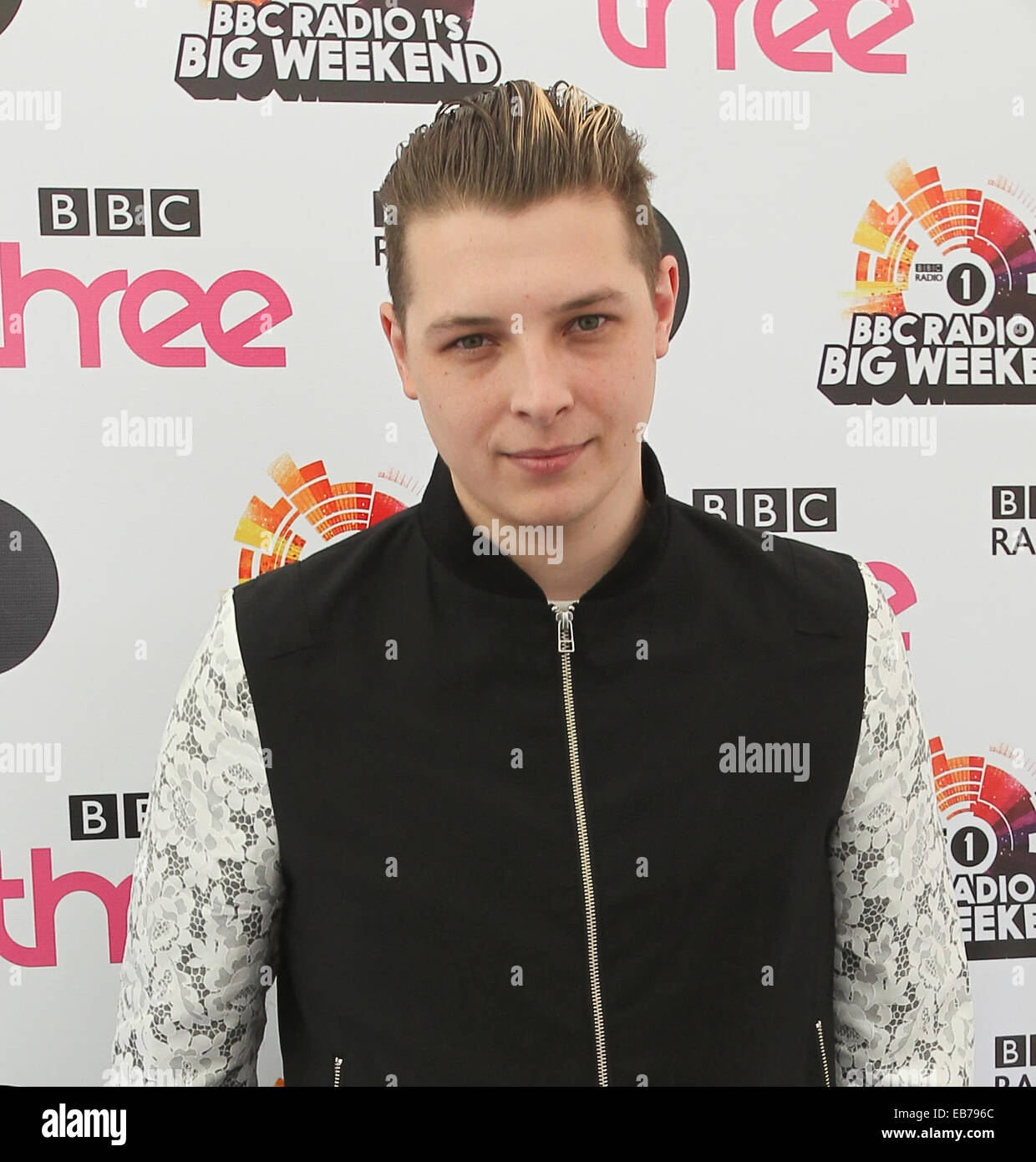 John Newman during the Radio 1 Big Weekend in Glasgow Featuring: John ...