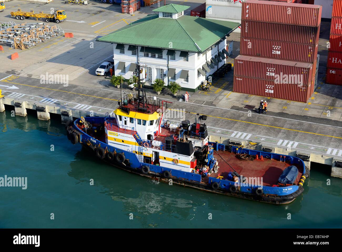 Container Port At Cartagena High Resolution Stock Photography and ...