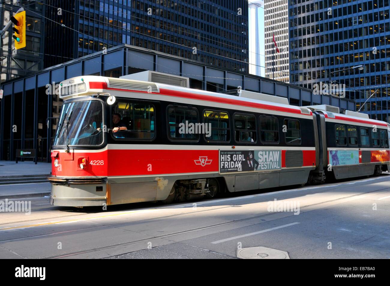 Tramway streetcarToronto Ontario Canada Stock Photo - Alamy