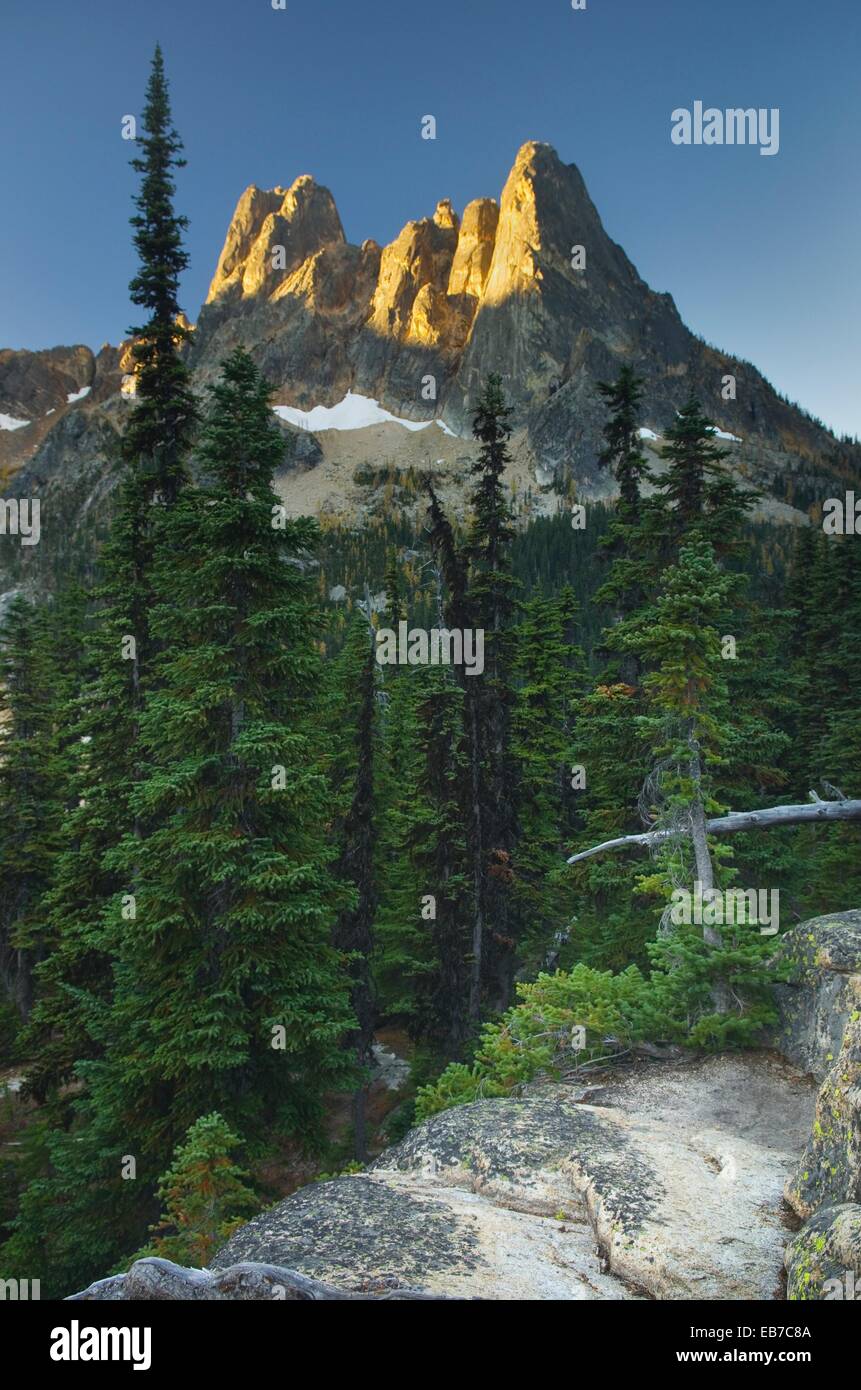 Liberty bell mountain from north hi-res stock photography and images ...