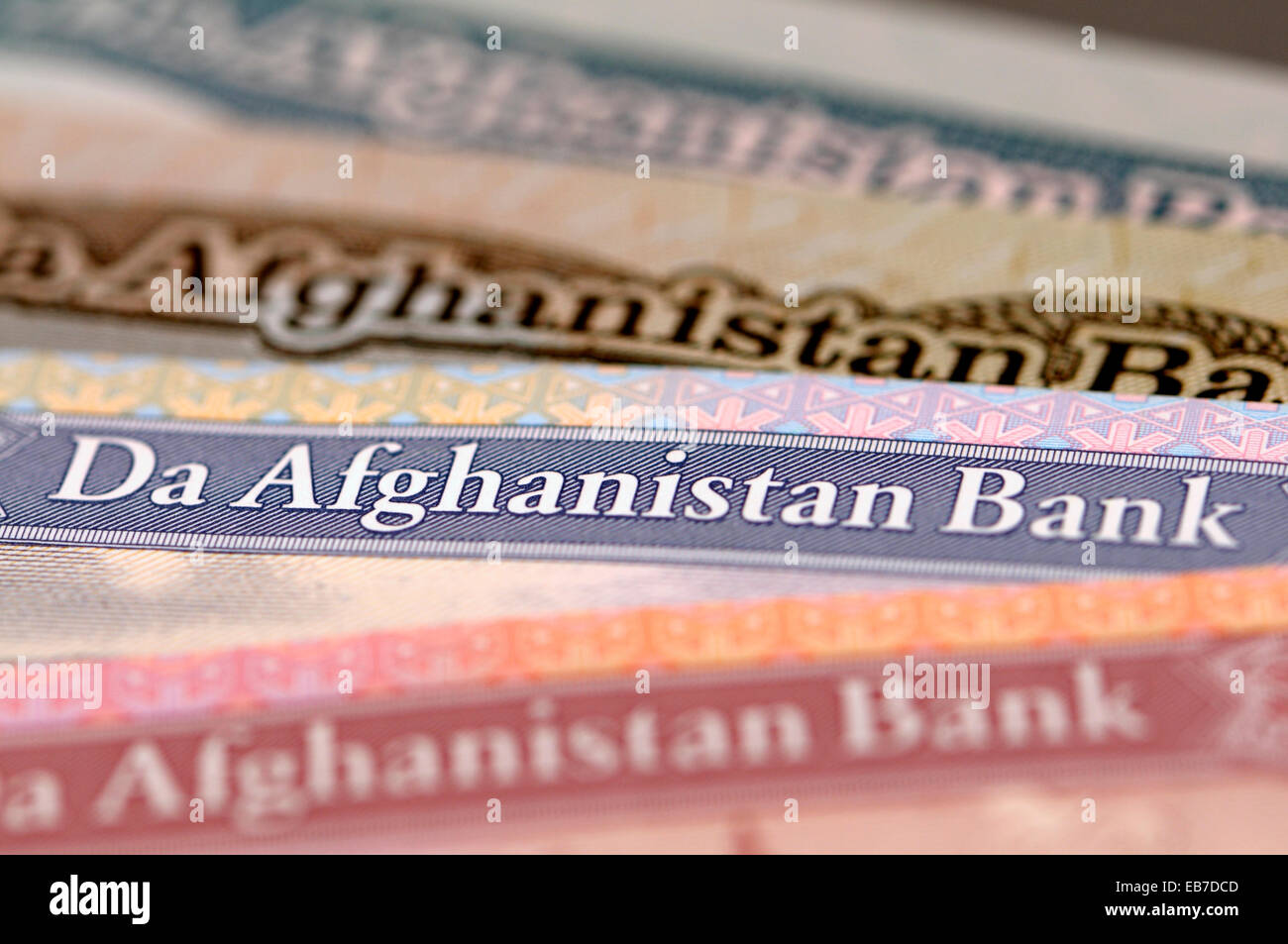 Afghan banknotes - the Bank of Afghanistan Stock Photo - Alamy
