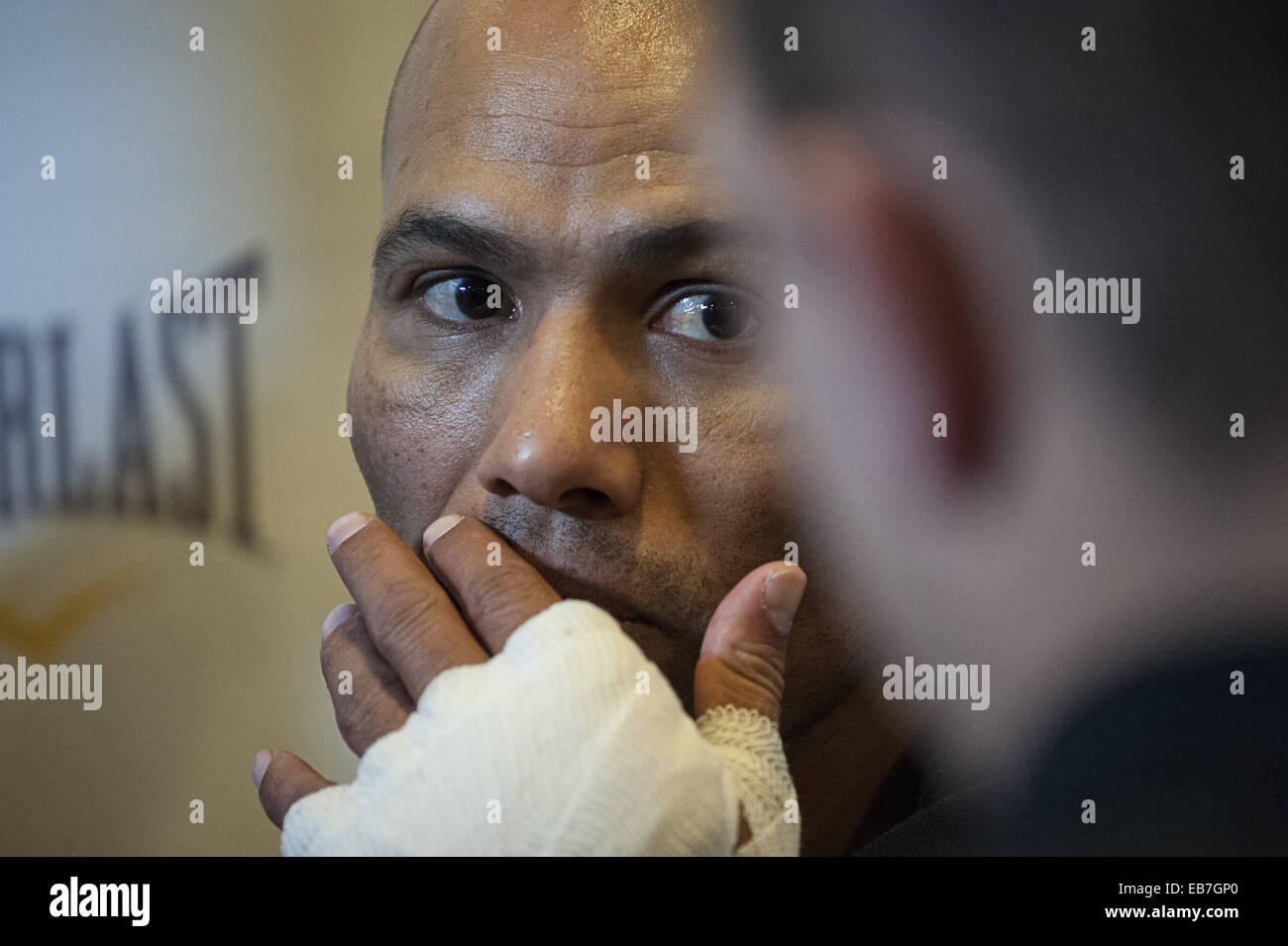 Moscow, Russia. 26th Nov, 2014. Mexican boxer Jose Luis Castillo during ...
