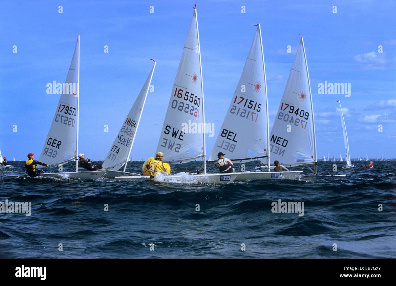 Kiel Week; Sailing Race; Sailing Regatta; Germany Stock Photo - Alamy