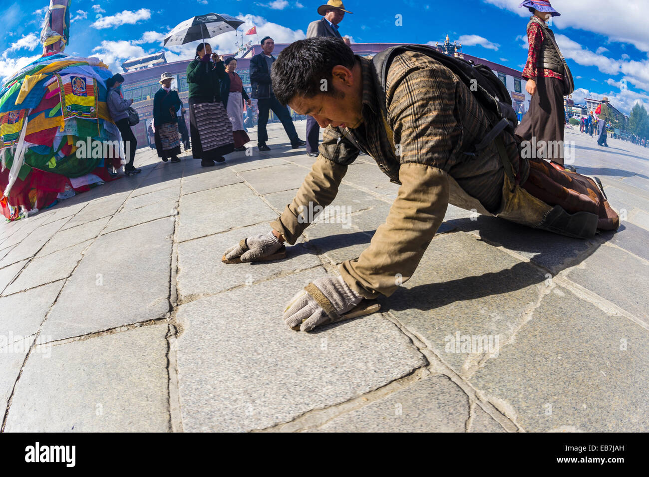 Tibetan Prostrating High Resolution Stock Photography and Images - Alamy