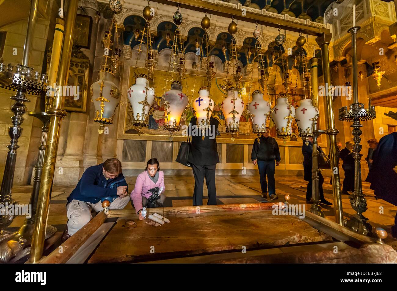 Stone Of Anointing Stock Photos & Stone Of Anointing Stock Images - Alamy