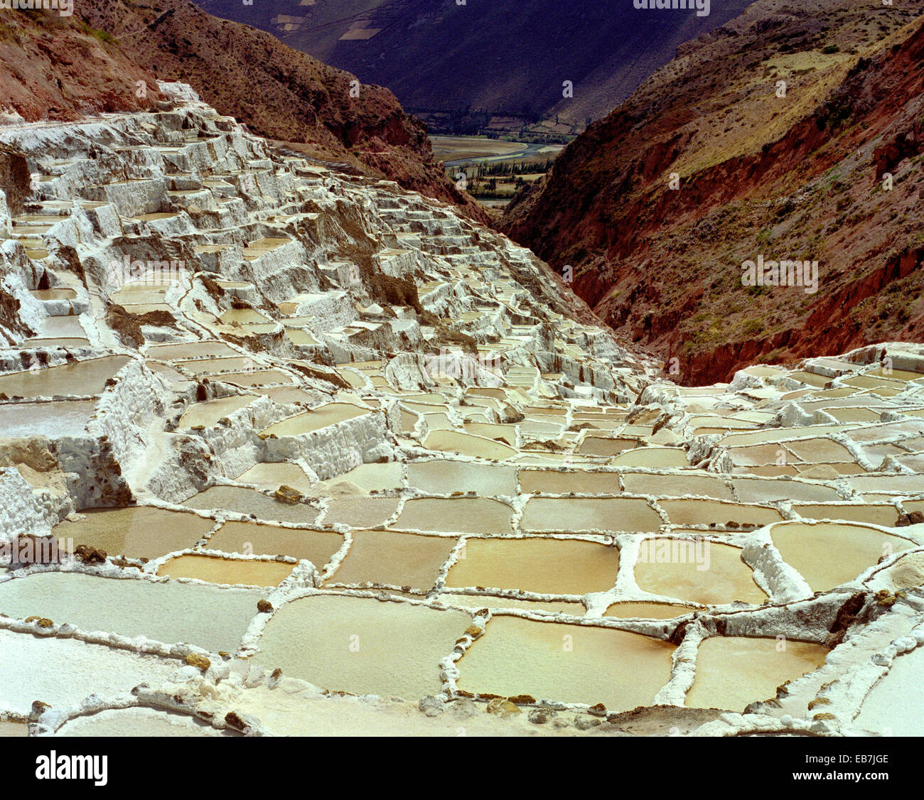 Salinas de maras, peru hi-res stock photography and images - Alamy