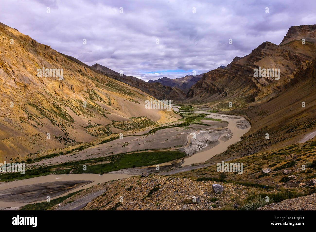 Kashmir And Himachal Pradesh Border High Resolution Stock Photography ...