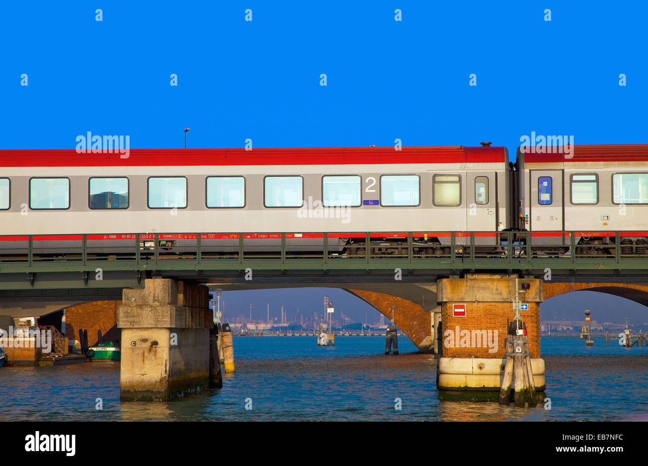 Train venice lagoon hi-res stock photography and images - Alamy