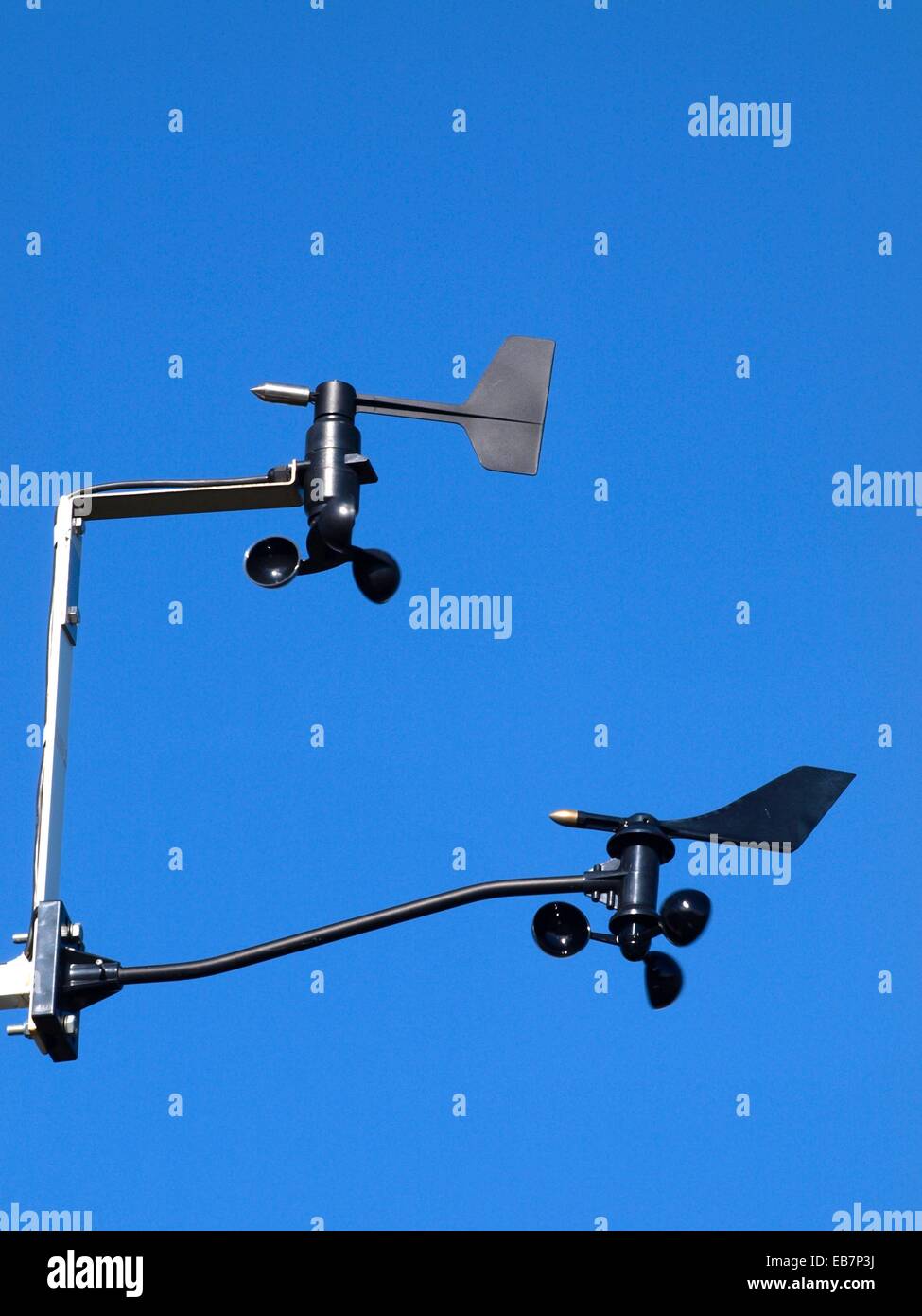 black small anemometer measuring wind Stock Photo - Alamy