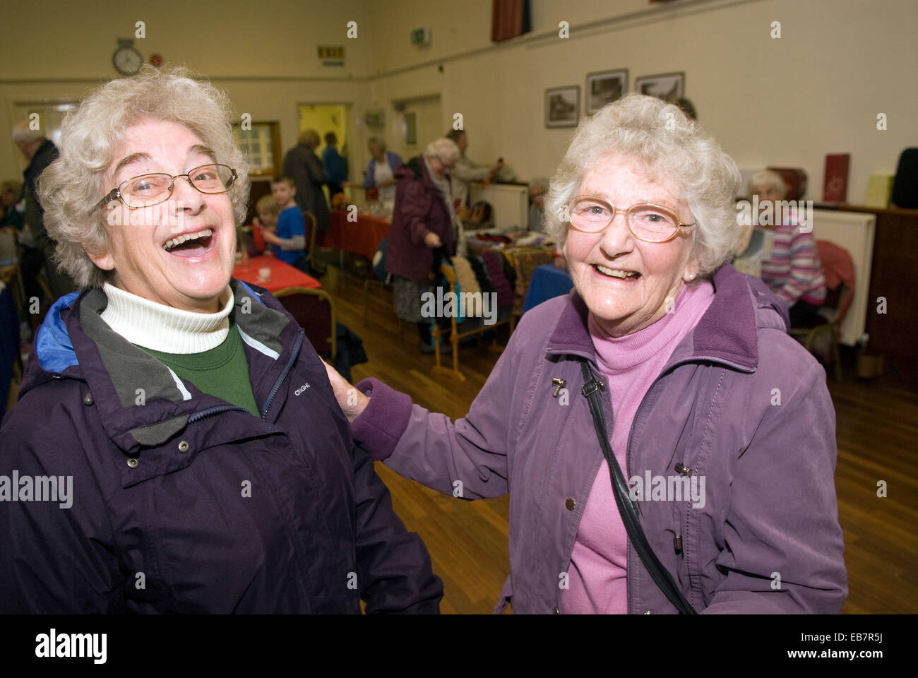 Old ladies laughing hi-res stock photography and images - Alamy