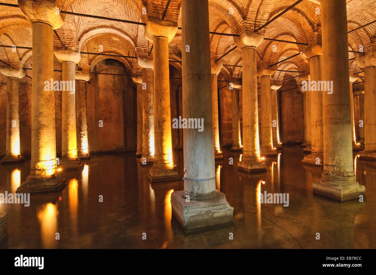 The underground Basilica Cistern in Istanbul, Turkey Stock Photo - Alamy