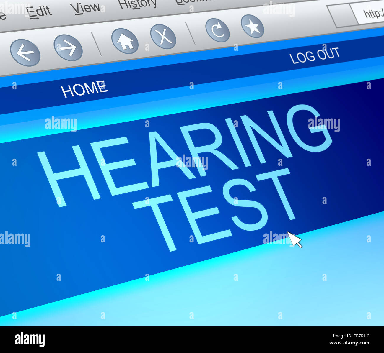 Hearing test hi-res stock photography and images - Alamy