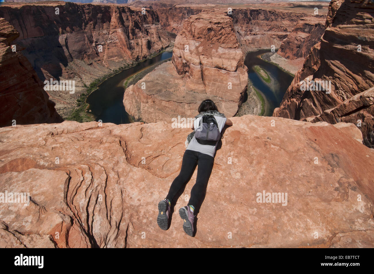 Peering over the edge hi-res stock photography and images - Alamy