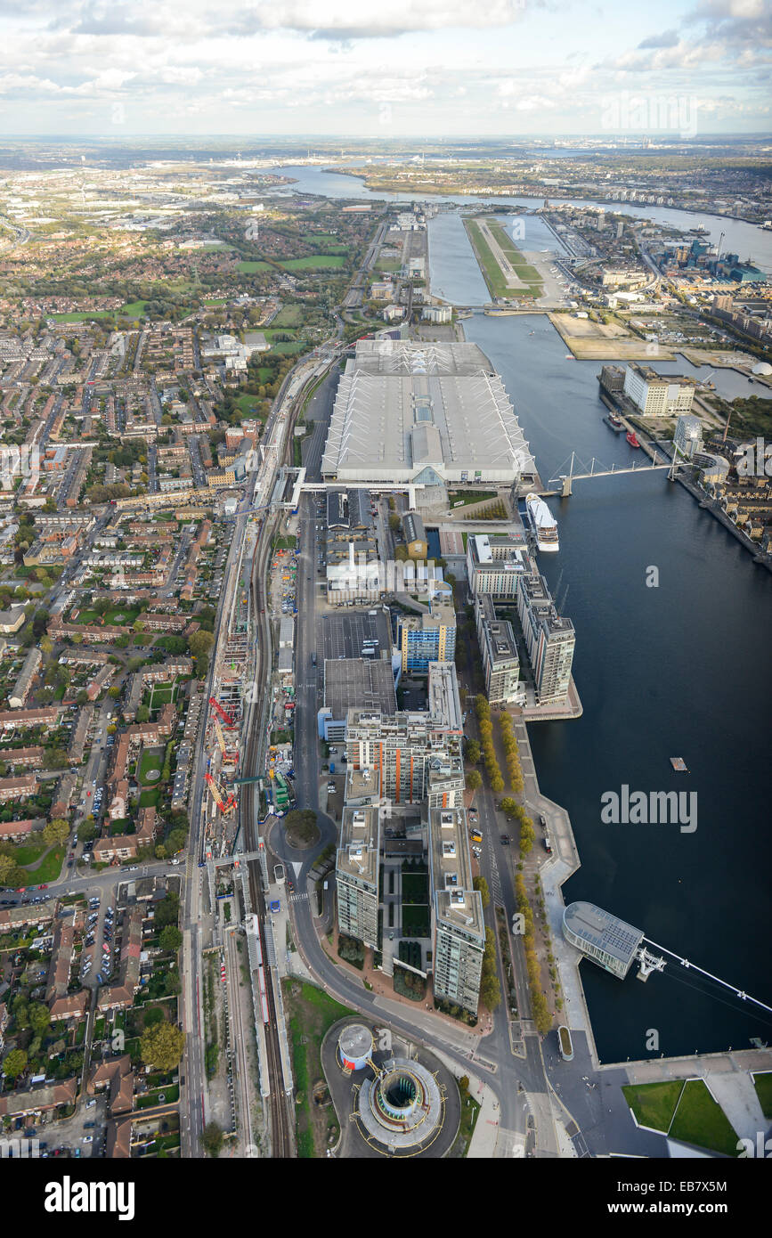 Excel london aerial hi-res stock photography and images - Alamy