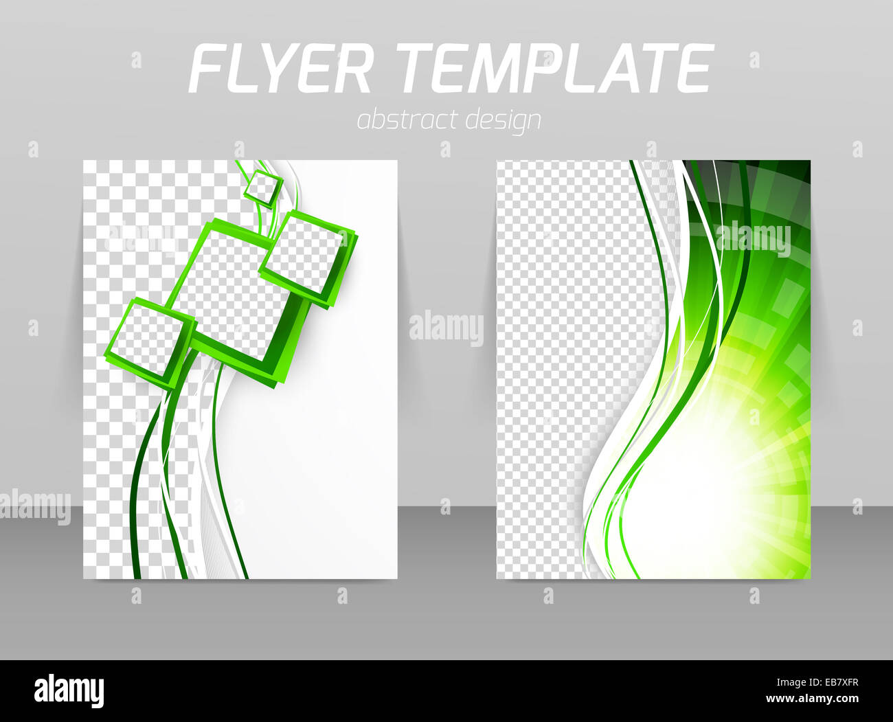 Front back elegant design flyer hi-res stock photography and images - Alamy