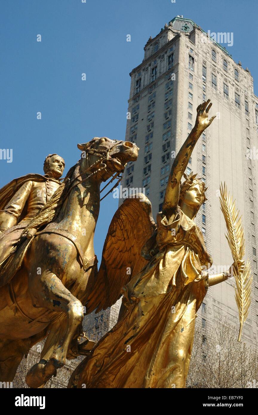 General sherman monument statue hi-res stock photography and images - Alamy