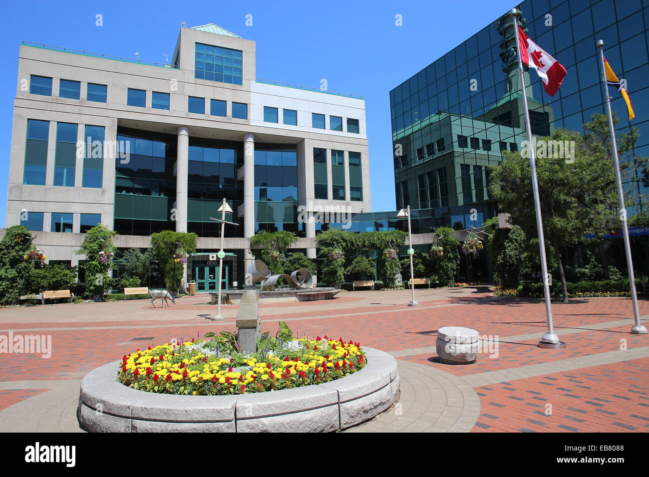 Moncton City Hall, Moncton, New Brunswick, Canada Stock Photo, Royalty ...