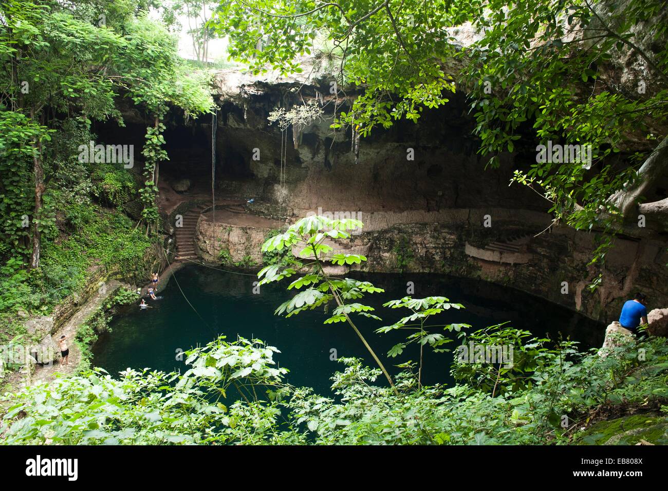 Cenote zaci mexico hi-res stock photography and images - Alamy