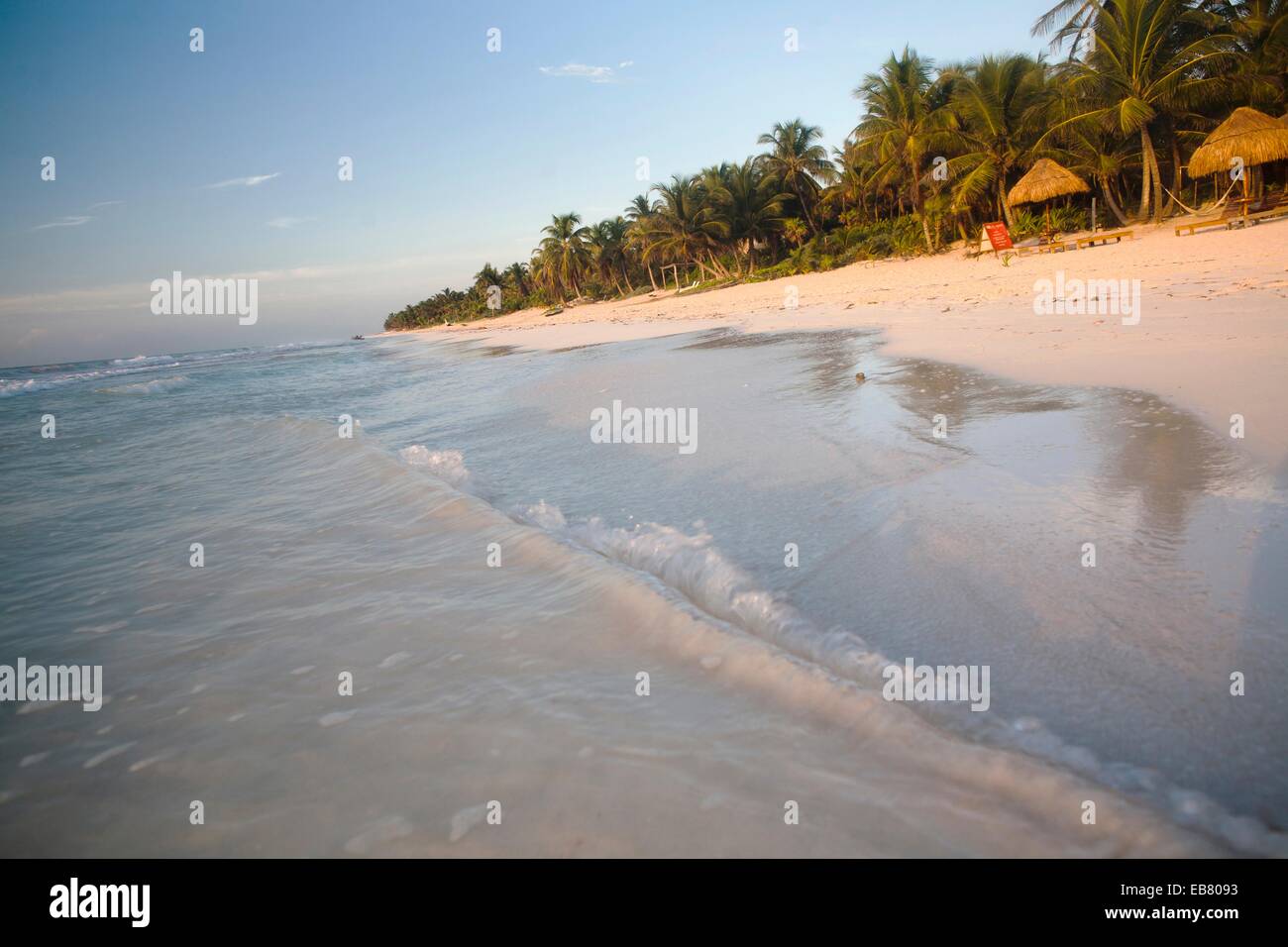 Tulum Beach, Mexican Caribbean, Riviera maya, México Stock Photo - Alamy