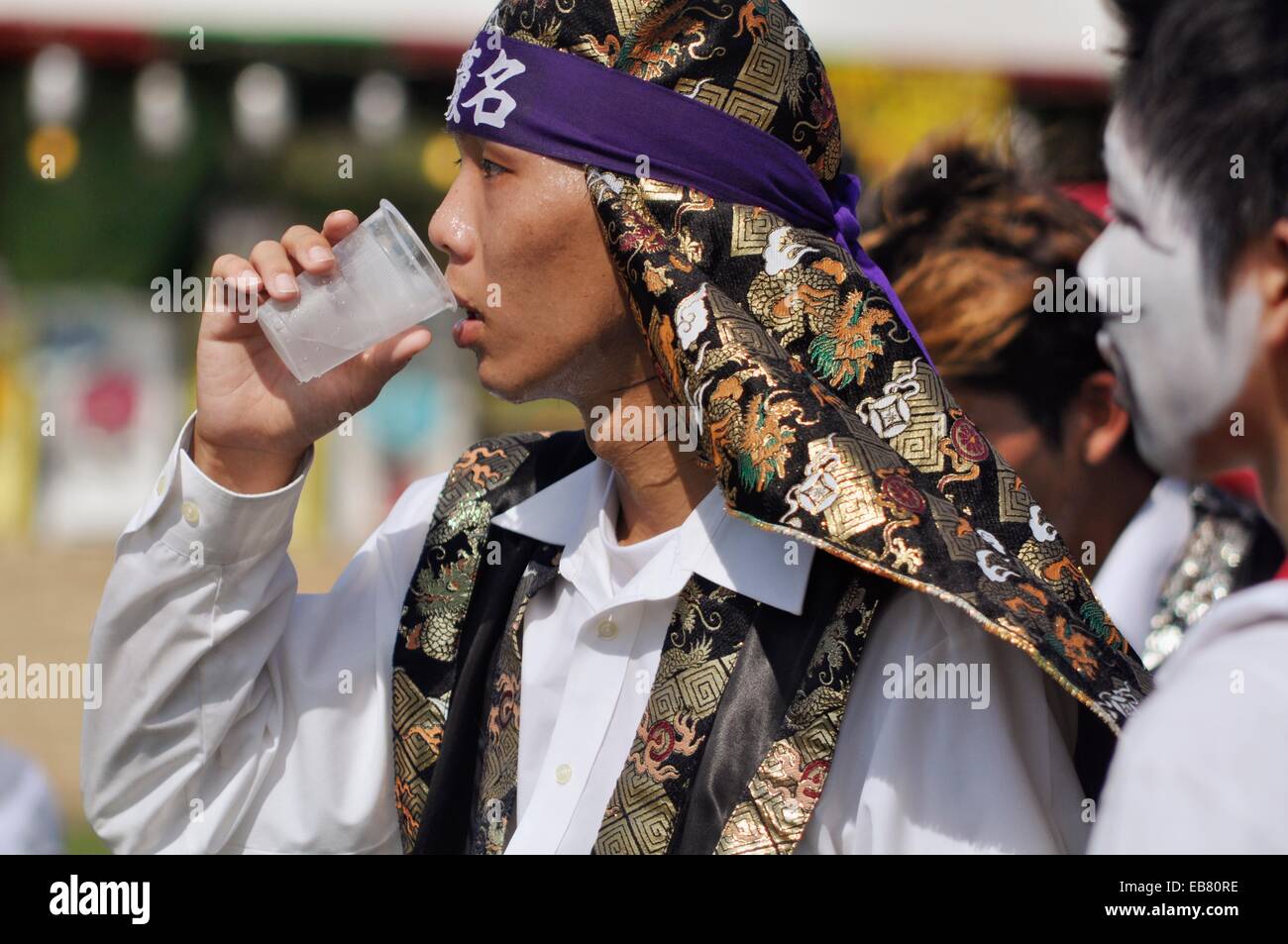 Uruma City, Okinawa, Japan, Eisa dancers Stock Photo - Alamy