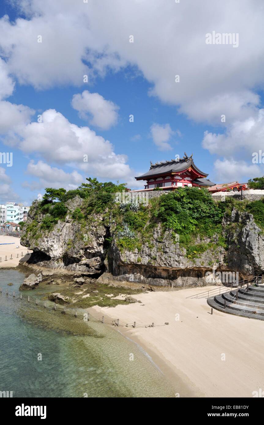 Naminoue beach with naminoue shrine hi-res stock photography and images ...