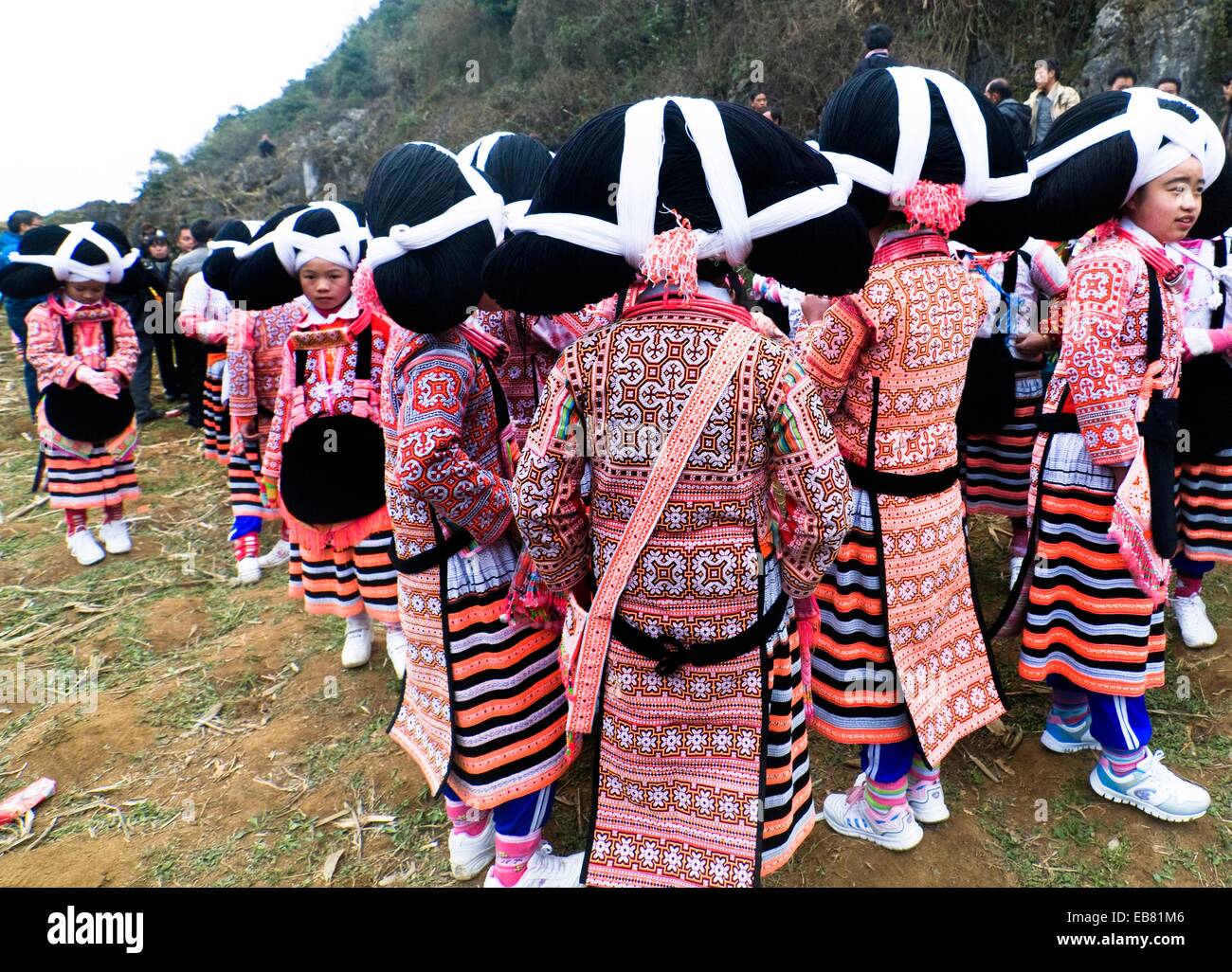 Long horn miao tribe hi-res stock photography and images - Alamy