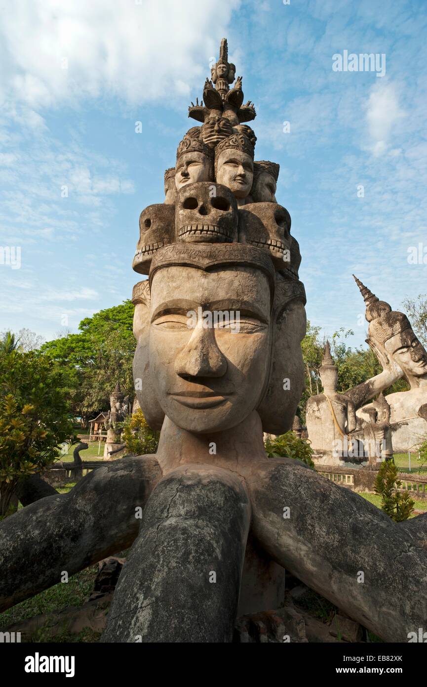Xieng Kuane Buddha Park, Laos Stock Photo - Alamy