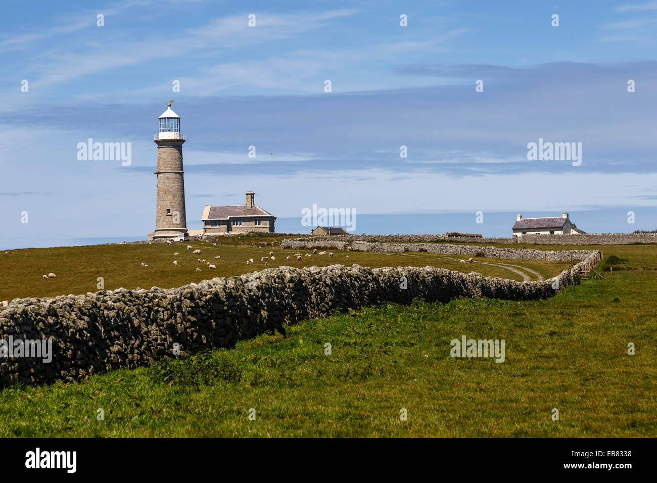 The Old Lighthouse and Store, Lundy Island Stock Photo - Alamy