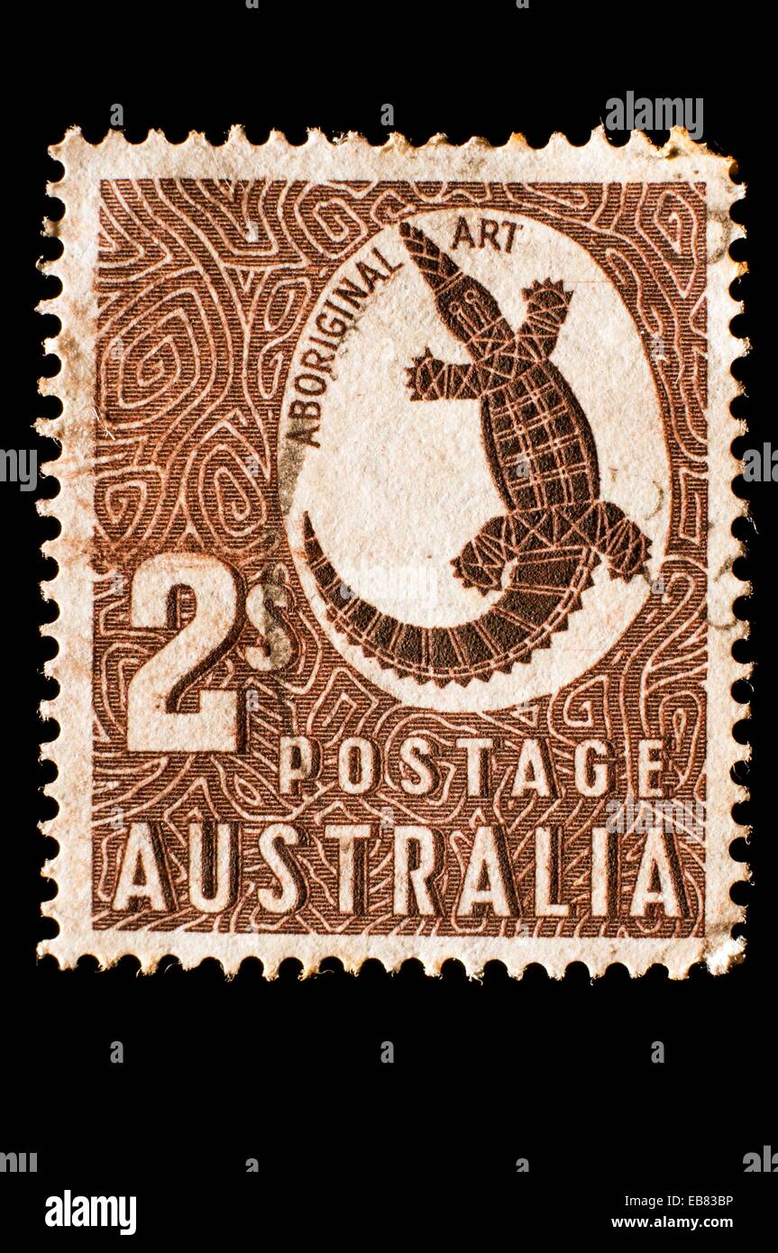 Aboriginal Art Australia Postage Stamp High Resolution Stock ...