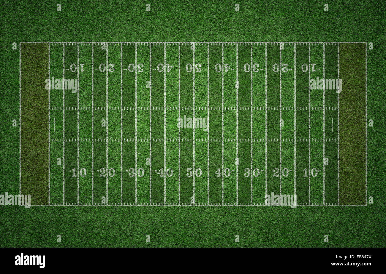 American Football Field Grass American Football Field Grass