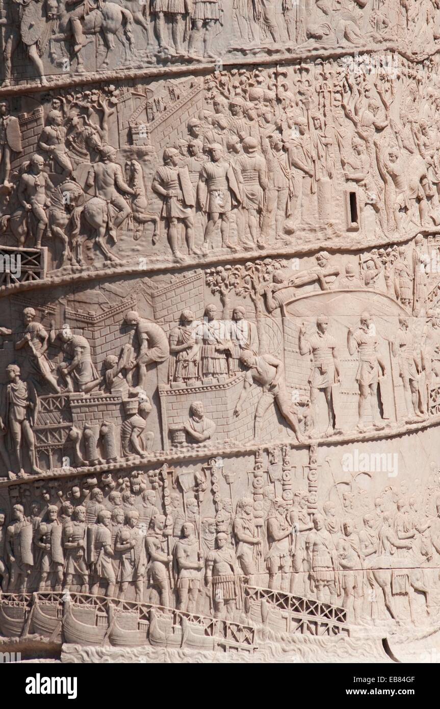 Trajan s column relief hi-res stock photography and images - Alamy