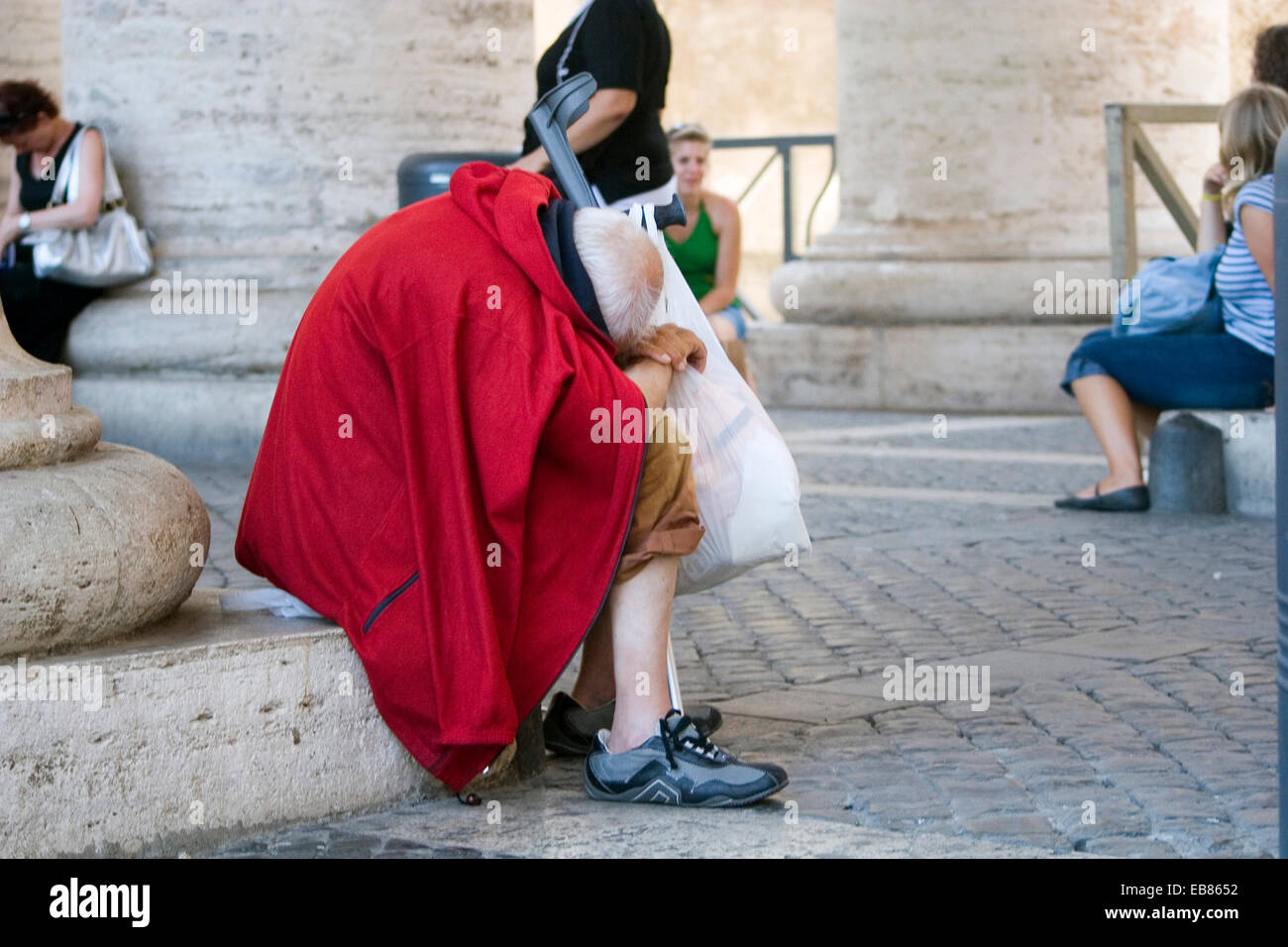 Pilgrim in Vatican city, Italy Stock Photo - Alamy