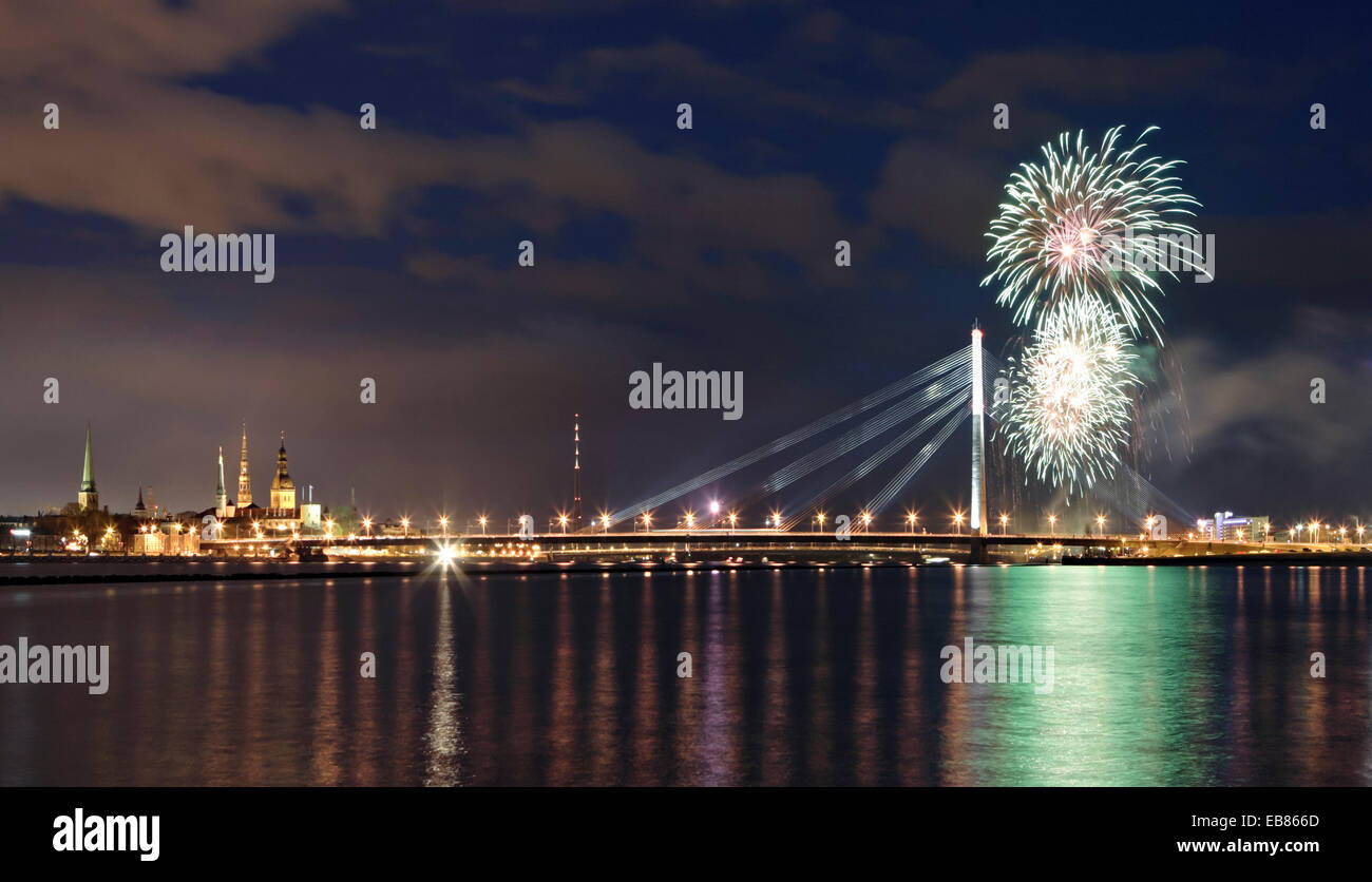 Staroriga festival fireworks hi-res stock photography and images - Alamy