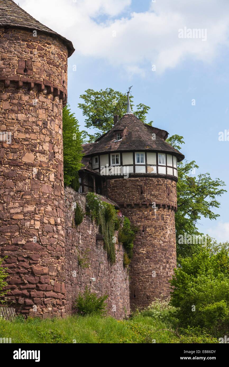 The picturesque Trendelburg Rapunzel´s castle on the German Fairy Tale ...