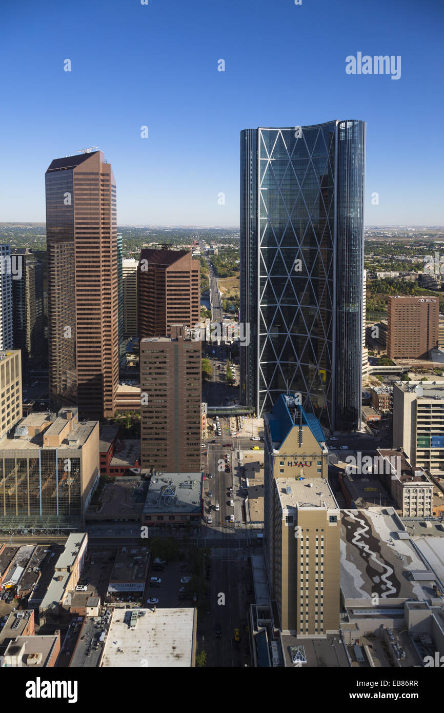 Alberta bow tower calgary tower skyline hi-res stock photography and ...