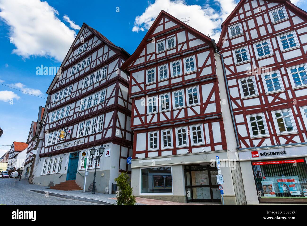 German half timbered route hi-res stock photography and images - Alamy